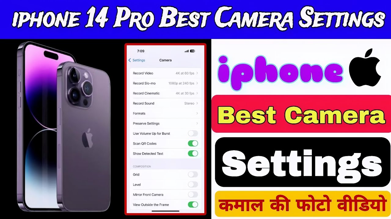 iphone 14 pro best camera settings | iphone 14 Pro max Best Camera ...