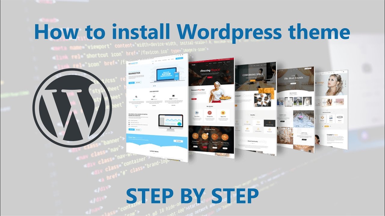How to install Wordpress theme // Kako instalirati Wordpress temu - YouTube