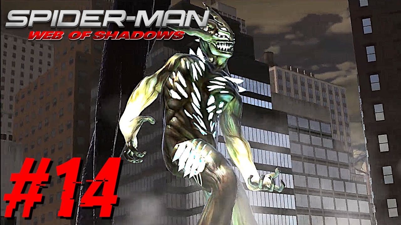 Spider-Man: Web of Shadows Walkthrough PART 14 - Symbiote Electro Boss ...