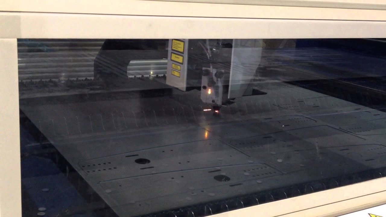 Mallory Metal Products Inc. - Trumpf TruLaser 1030 - YouTube