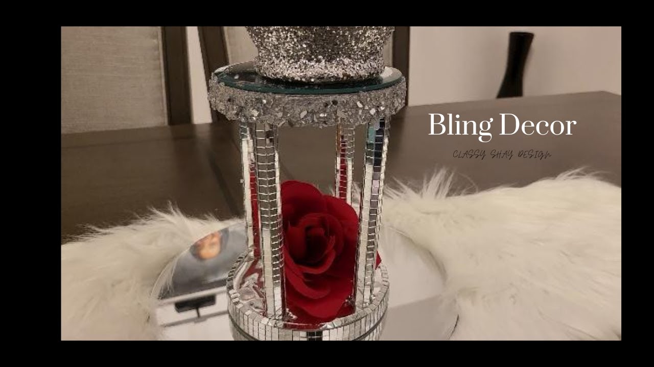 DIY: Dollar Tree - Bling Decor - Weddings/Special Events - YouTube