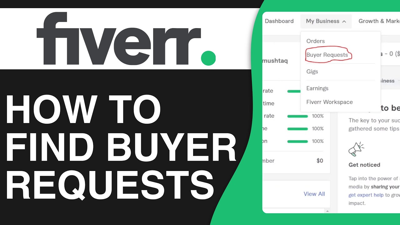 How to Find Buyer Requests on Fiverr - Full Guide - YouTube