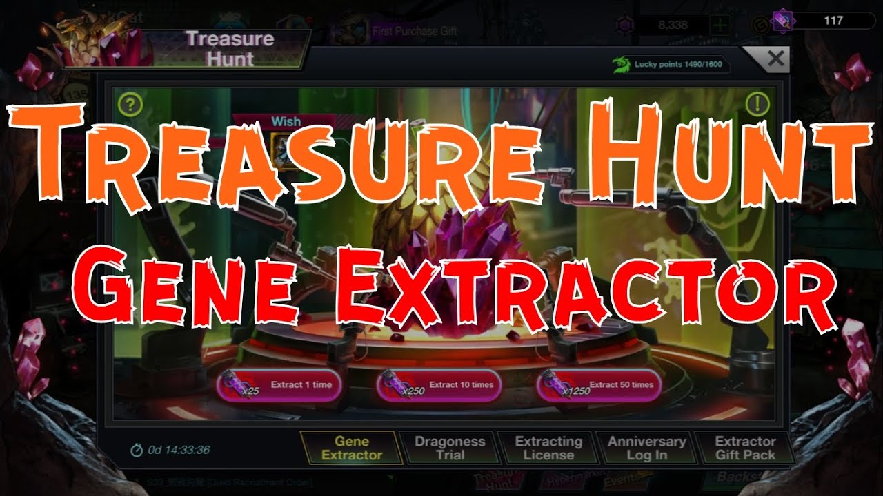 Battle Night. Treasure Hunt. Gene Extractor. F2P rewards. - YouTube