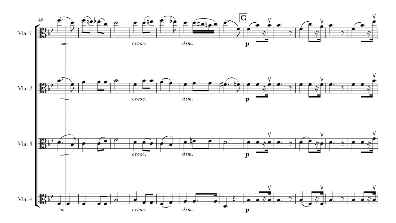 Bridal Chorus (Here comes the bride) for Viola Quartet // Sheet Music ...