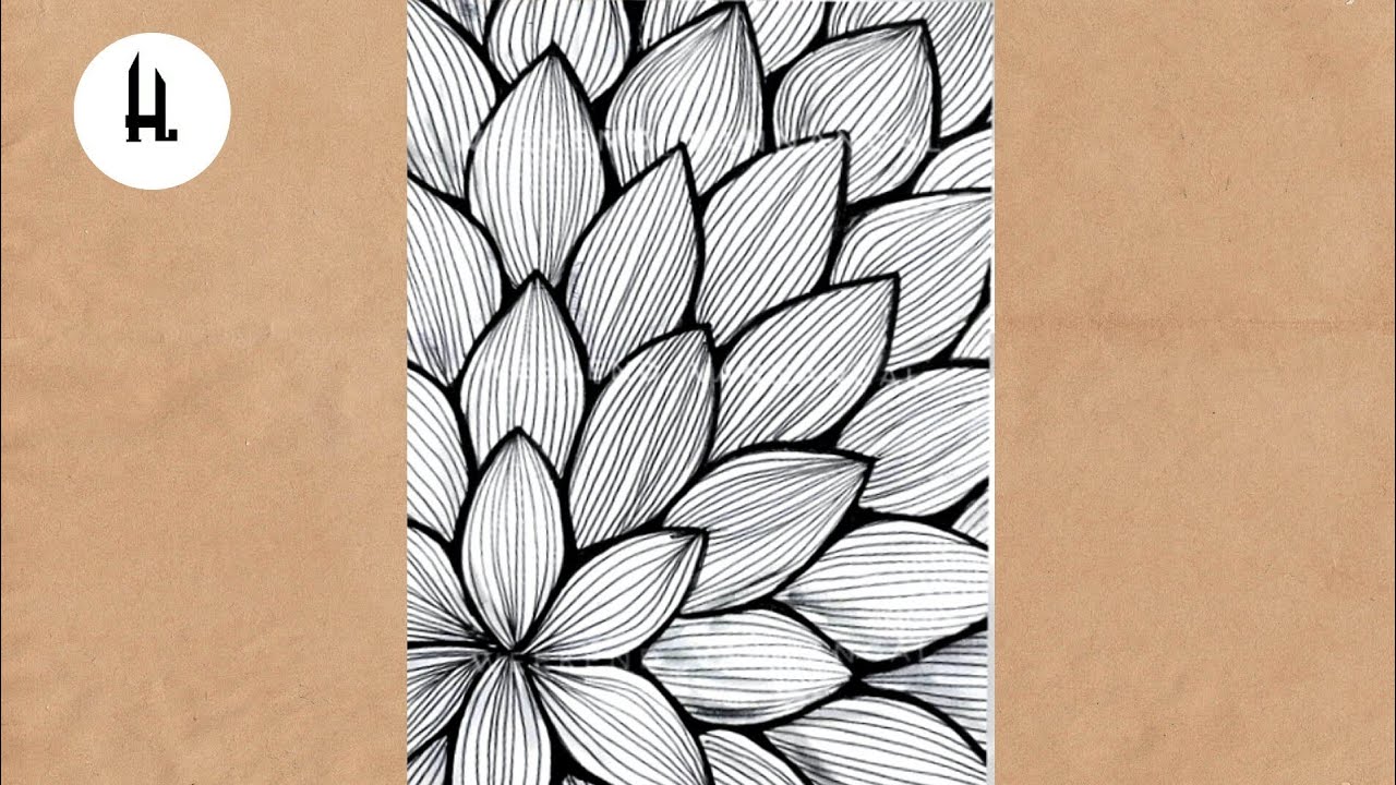 Easy Doodle Art Tutorial #trending #drawing - YouTube
