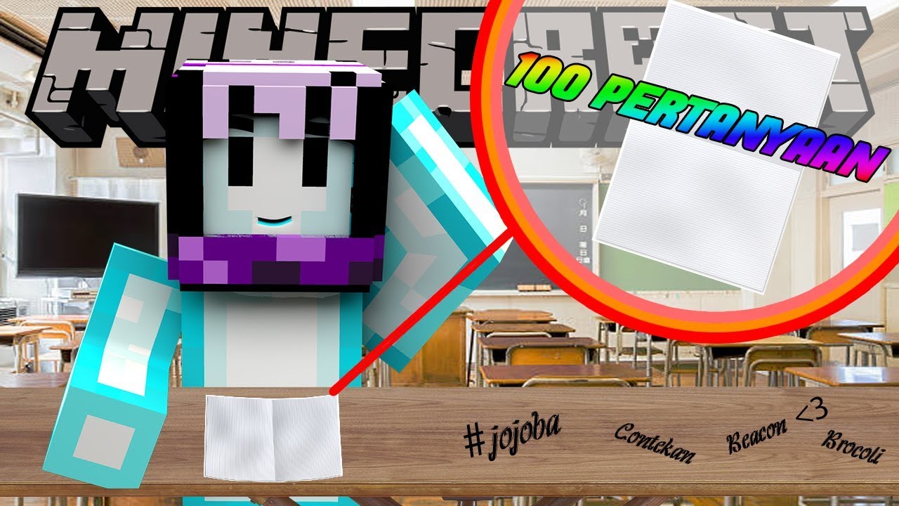 ULANGAN MINECRAFT?! | Minecraft Puzzle Map Indonesia | 100 PERTANYAAN ...