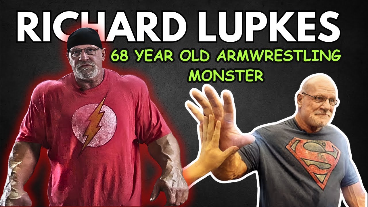 Richard Lupkes | The 68 yrs old Monster 🔥 #armwrestling - YouTube