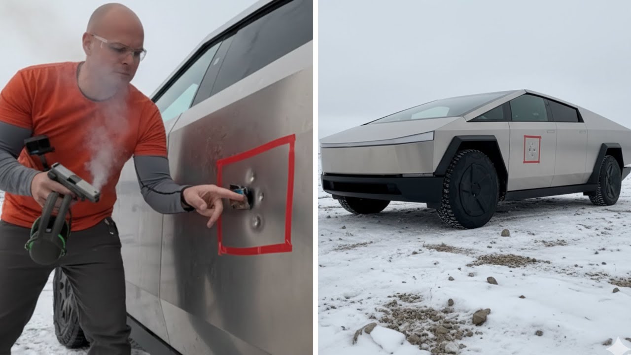 Cybertruck vs Bullets 💥 | Is Elon Musk’s $100K Truck Really Bulletproof ...