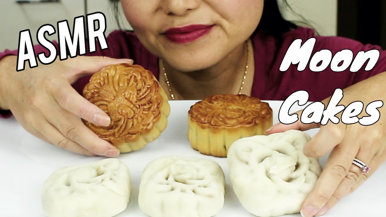 ASMR *MOON CAKES* (SOFT EATING SOUNDS) - YouTube