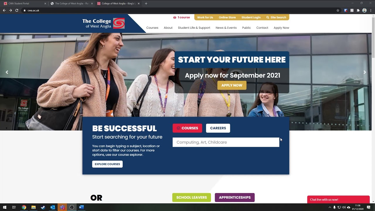 Logging in to the Student Portal - CWA - YouTube