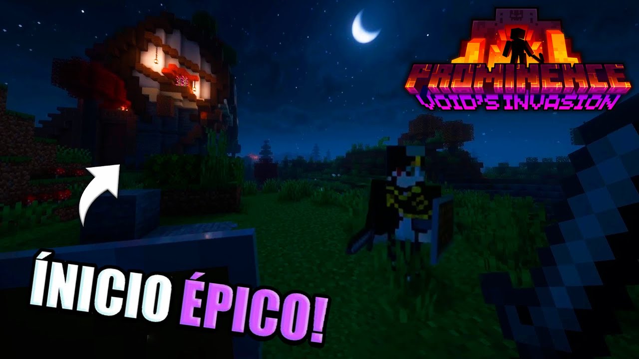 Primeira Aventura RPG no Minecraft - Prominence (#1) - YouTube