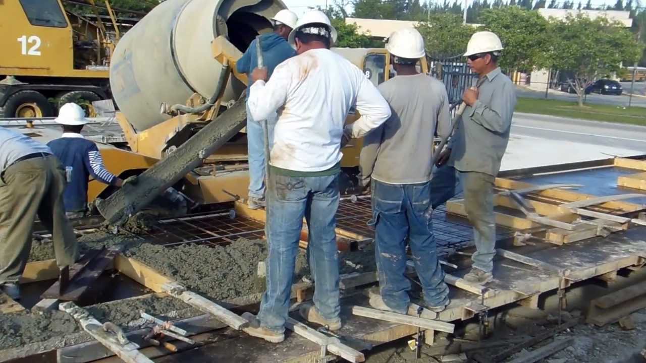 ICBS - Pouring Precast Walls - YouTube