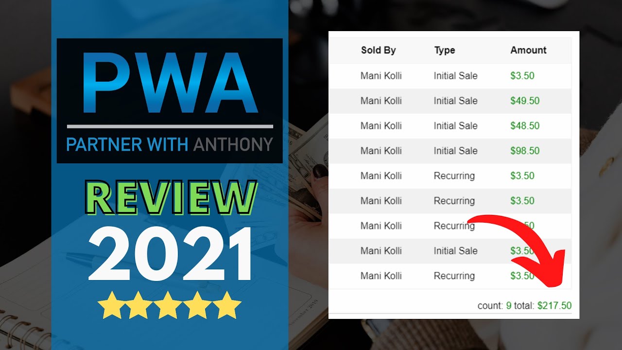Partner With Anthony Review 2021 - Best Done For You Affiliate Program ...