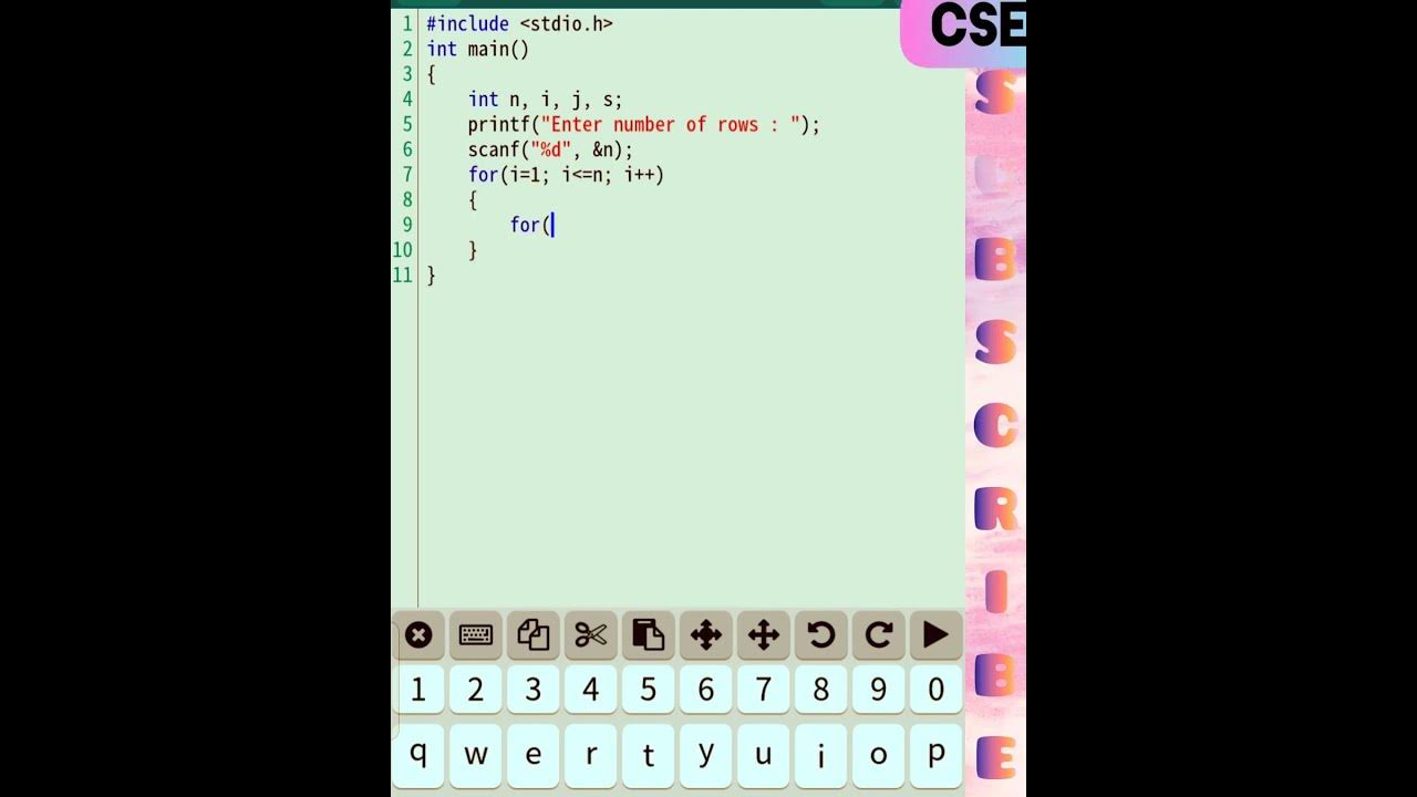 Pattern 21 Hollow Triangle Star Pattern C Program Shorts Coding Programming Pattern