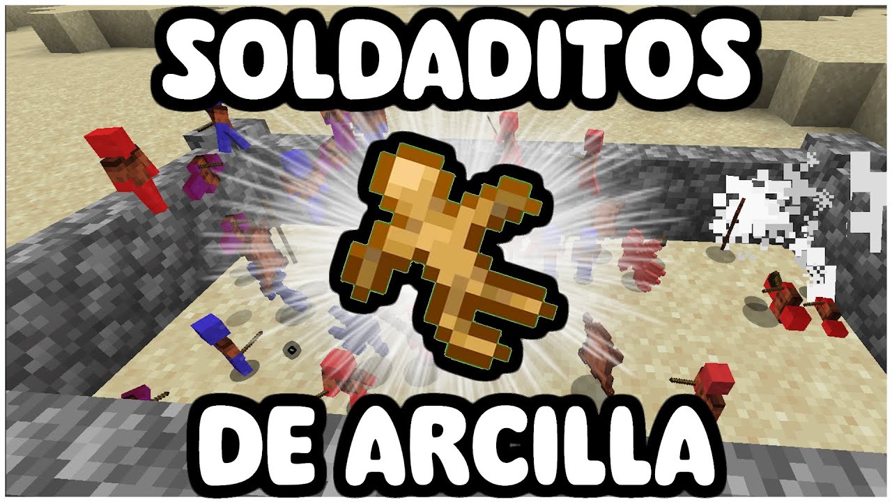 ⚔️EJERCITOS DE ARCILLA EN MINECRAFT⚔️ - Mod JAVA 1.19.3 - 1.20.6 - YouTube