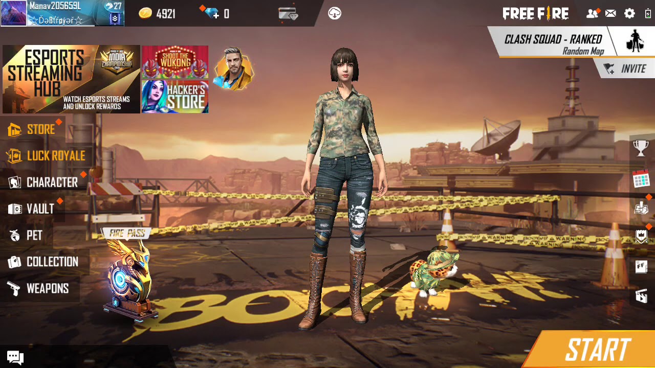 Clash squad ranked free fire - YouTube