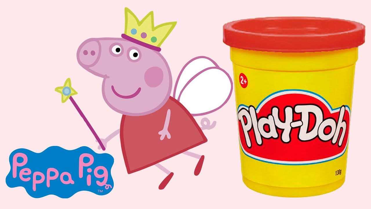Como Fazer Peppa Pig Fada de Play Doh 🧚‍♀️ Tutorial Para Crianças - YouTube