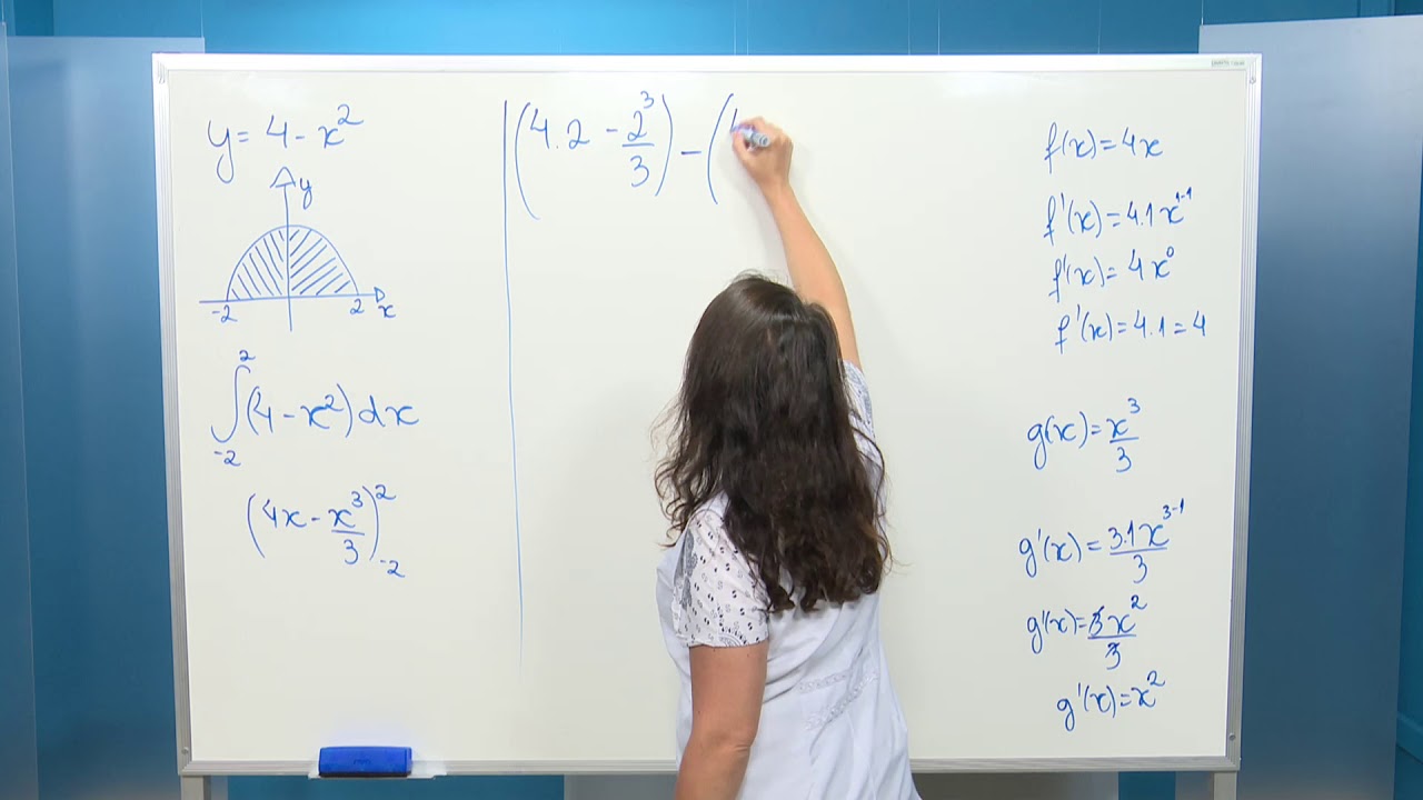 Aula sobre integral definida - Cálculo de área - YouTube