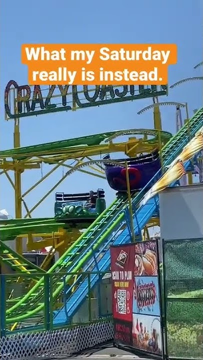 What my Saturday was going to be vs What it really is instead. #sixflags #ocfair # ...