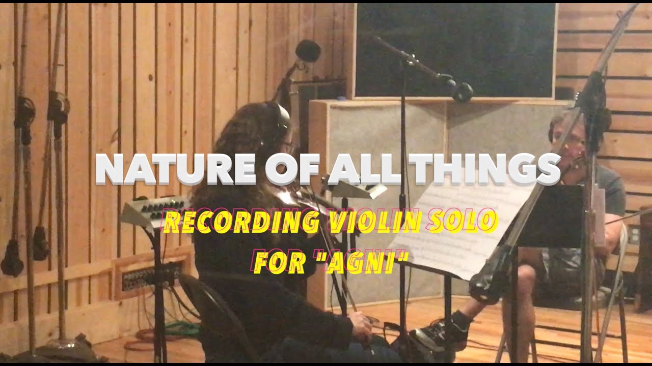 Recording Violin Solo -- Behind The Scenes - YouTube