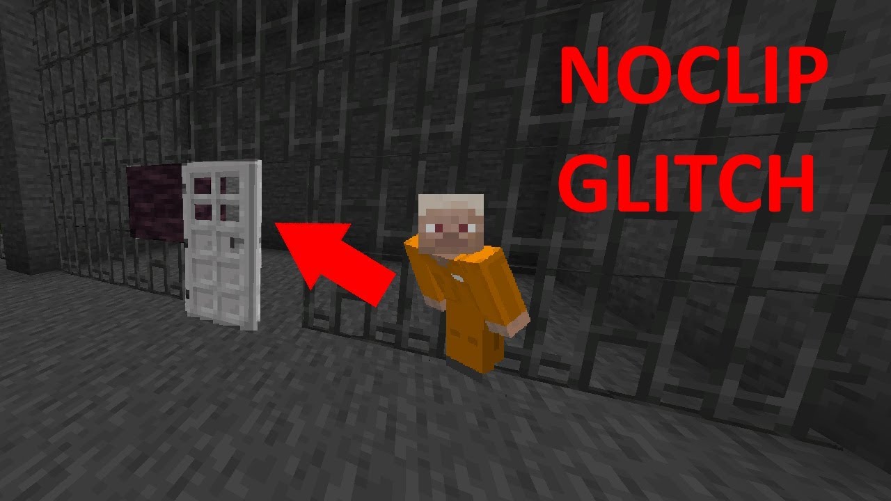 Minecraft NOCLIP glitch (Minecraft Bedrock Edition) Iron bars and iron ...