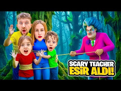 DEDEMİN EVİNİ SCARY TEACHER ESİR ALDI ‼️ KUZEY ELİF !!