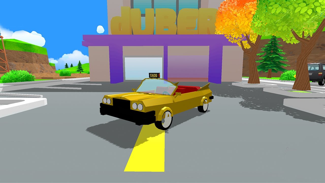 Dude Theft Wars Duber Taxi Theme ( Hill Climb racing theme ) !!! 🚕🚕🚕 ...