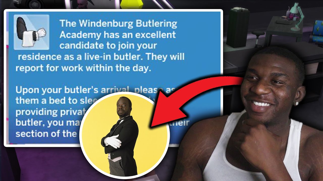 I Hired A Butler!... ! | Sims 4 Lets Play Episode 205 - YouTube