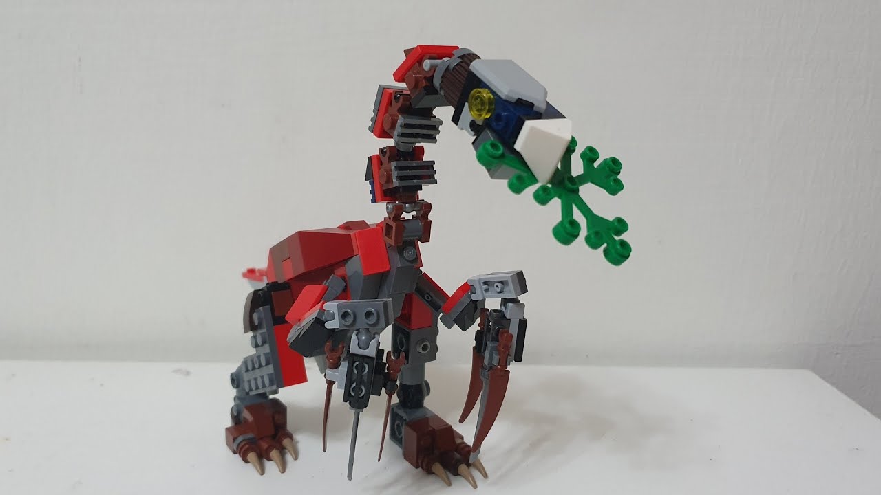 MOC Lego Therizinosaurus from Jurassic World Dominion - YouTube