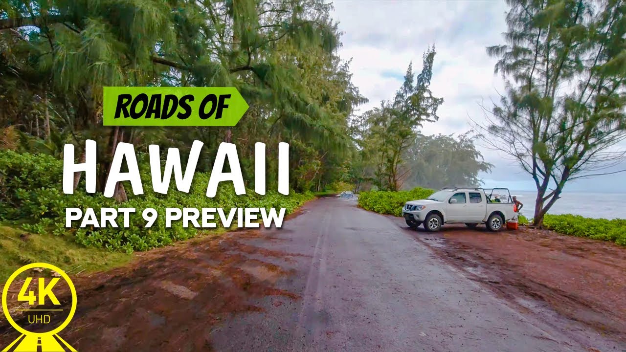 4K Roads of the Big Island, Hawaii - Part #9 - Scenic Drive Video ...