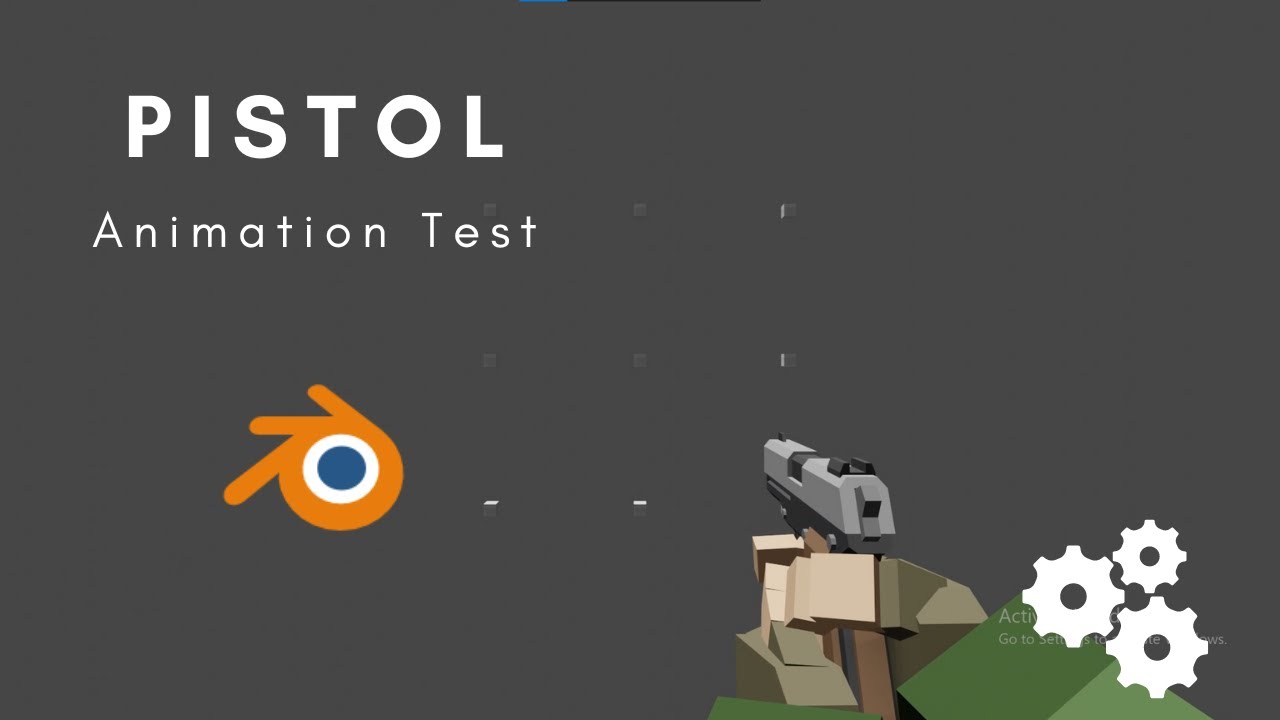 Blender low poly Arms and Pistol animation(My First Completed Fps ...