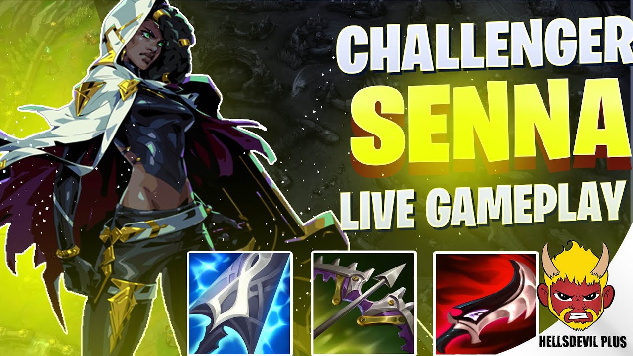 SENNA CHALLENGER GAME! - Wild Rift HellsDevil Plus Gameplay - YouTube