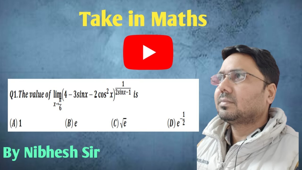 Take in Maths || Limit Question || JEE - YouTube