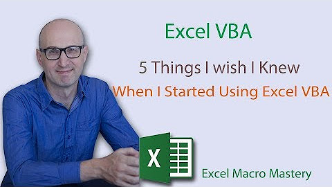 Excel Macro mastery - YouTube