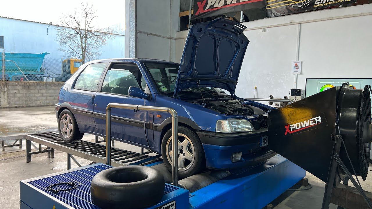 106 Xsi 16v Powered by Psa Race - YouTube