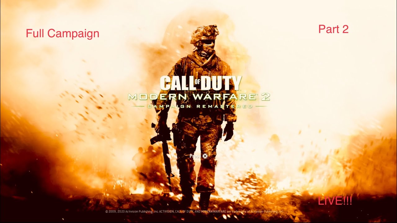 Modern Warfare 2 Remasterd Full Campaign Part 2 - YouTube