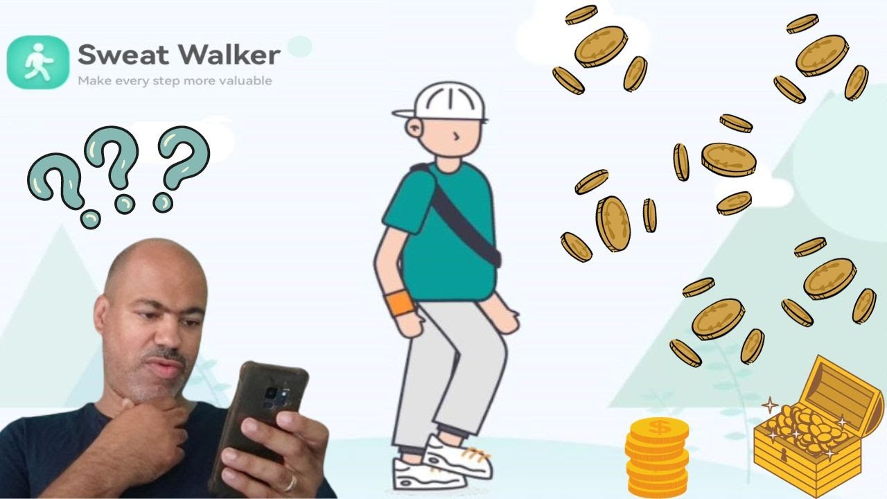 Je teste l'application sweat walker pour gagner de l'argent - YouTube