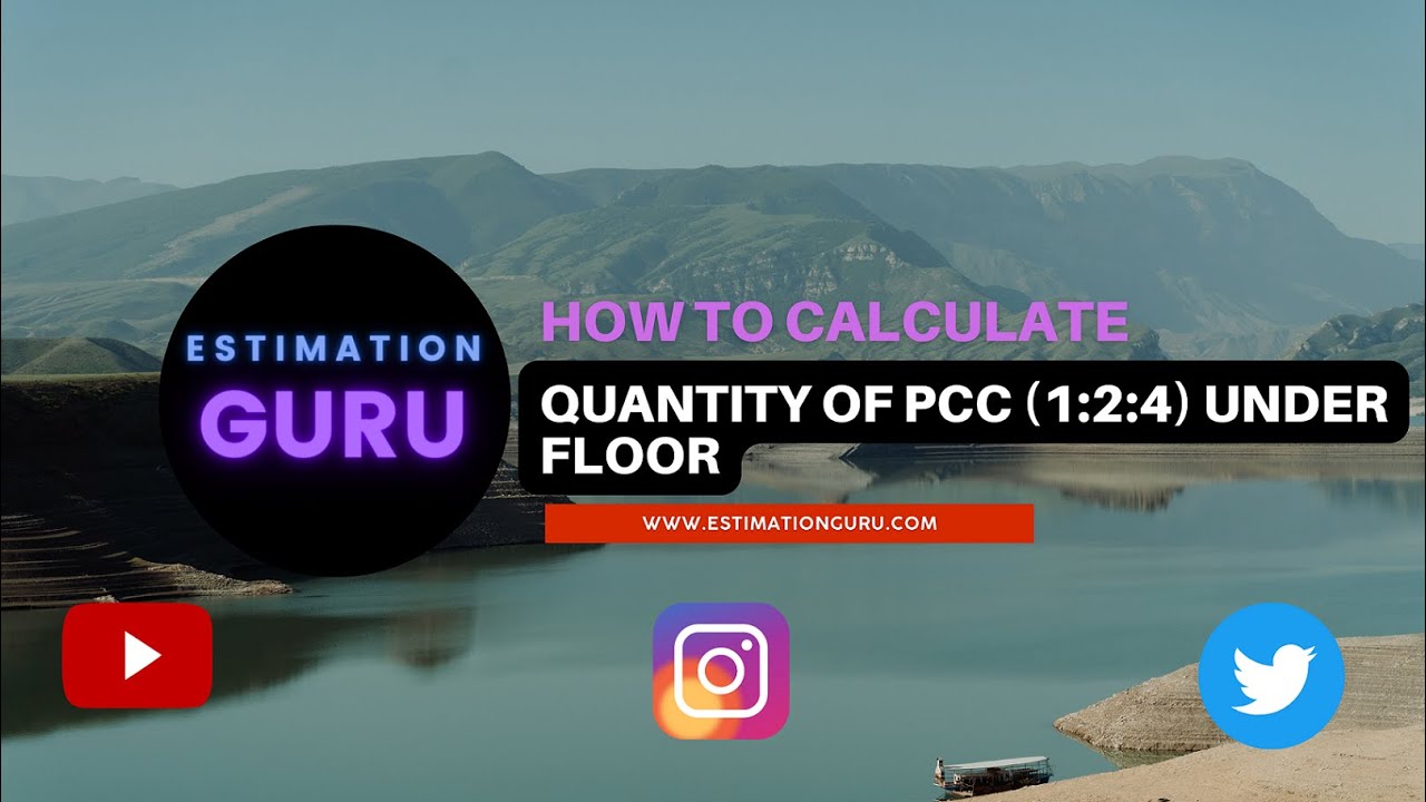 How To Calculate Quantity Of PCC 1 2 4 Under Floor Hindi urdu Class 14 Estimation Guru How To Calculate Quantity Of PCC 1 2 4 Under Floor Hindi urdu Class 14 Estimation Guru