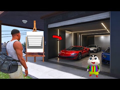 FRANKLIN USE MAGICAL PAINTING BOARD TO UNLOCK A SECRET GARAGE IN GTA 5