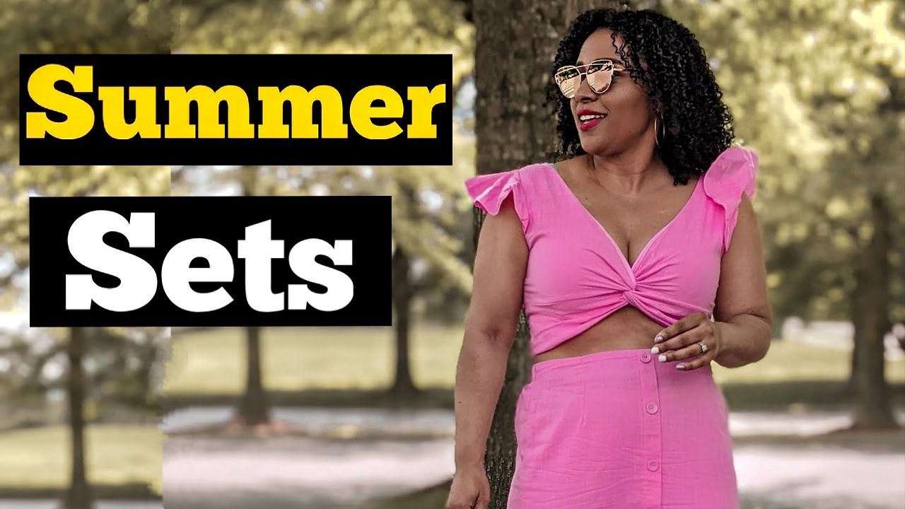 HOW TO STYLE MATCHING SETS FOR SUMMER - YouTube