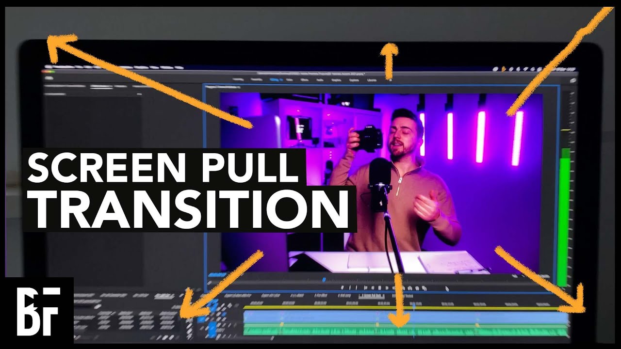 Screen Pull Back Transition (In Camera Transition) - YouTube
