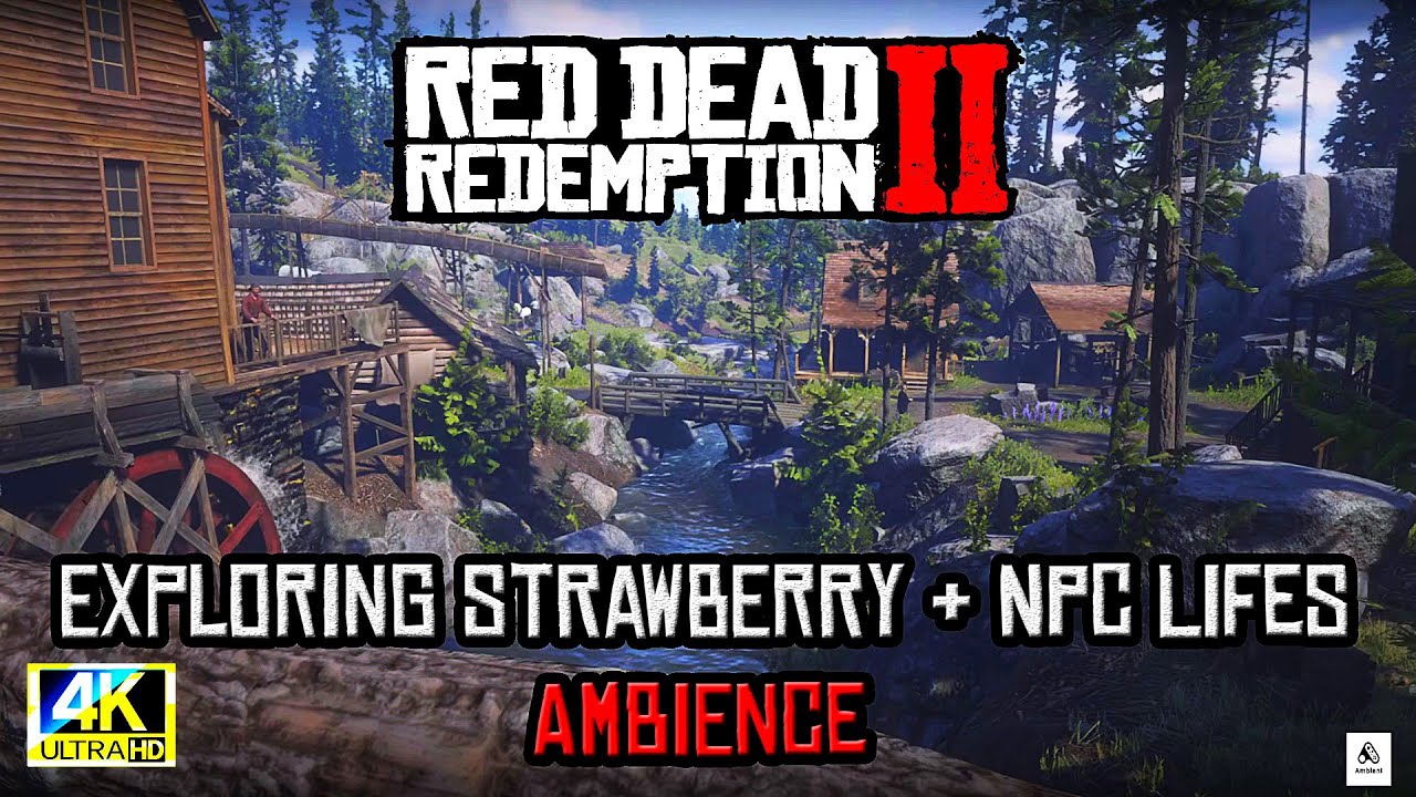 "Exploring Strawberry: Immersive NPC Encounters & Life in Red Dead ...