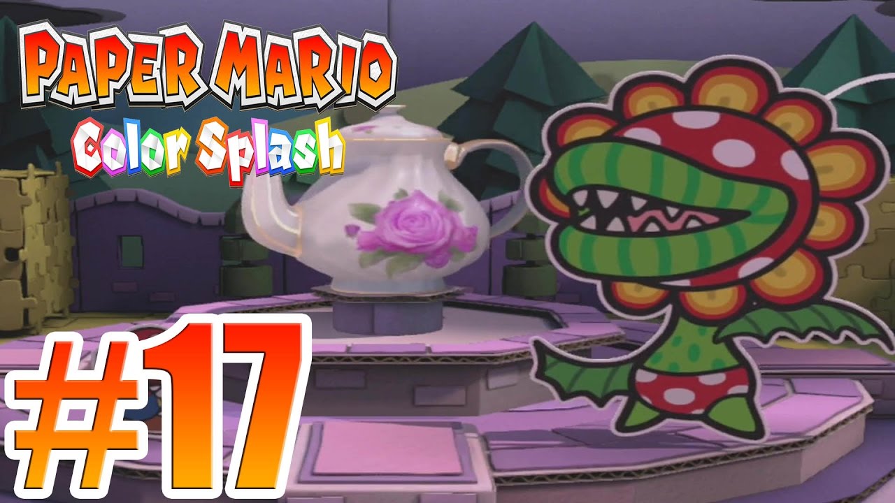Paper Mario Color Splash Gameplay Walkthrough Part 17 Petea Piranha ...