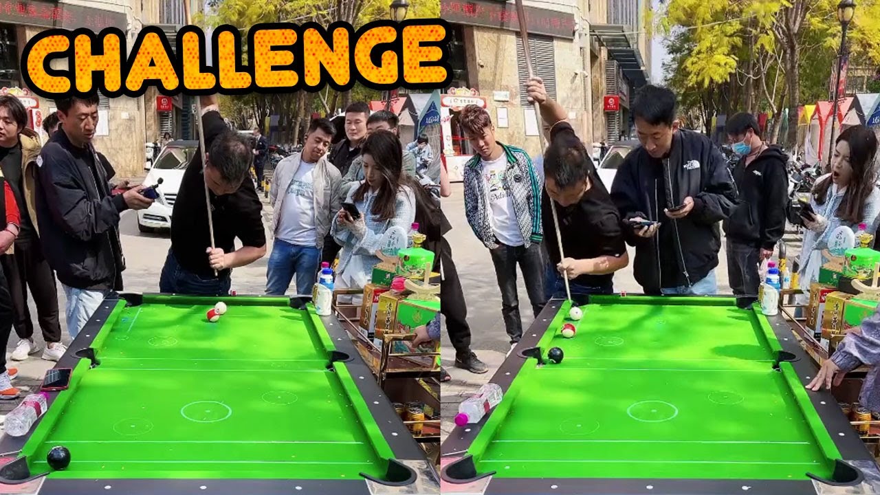 Street billiards challenge with prizes p20 🎱 - YouTube