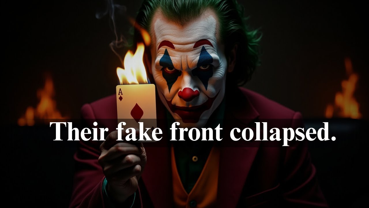 Their fake front collapsed—now they’re freaking out! - Joker Motivation ...