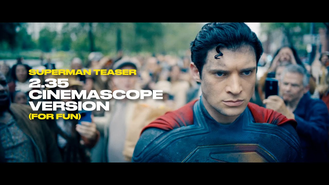 Superman Teaser - 2.35 CINEMASCOPE RATIO - YouTube