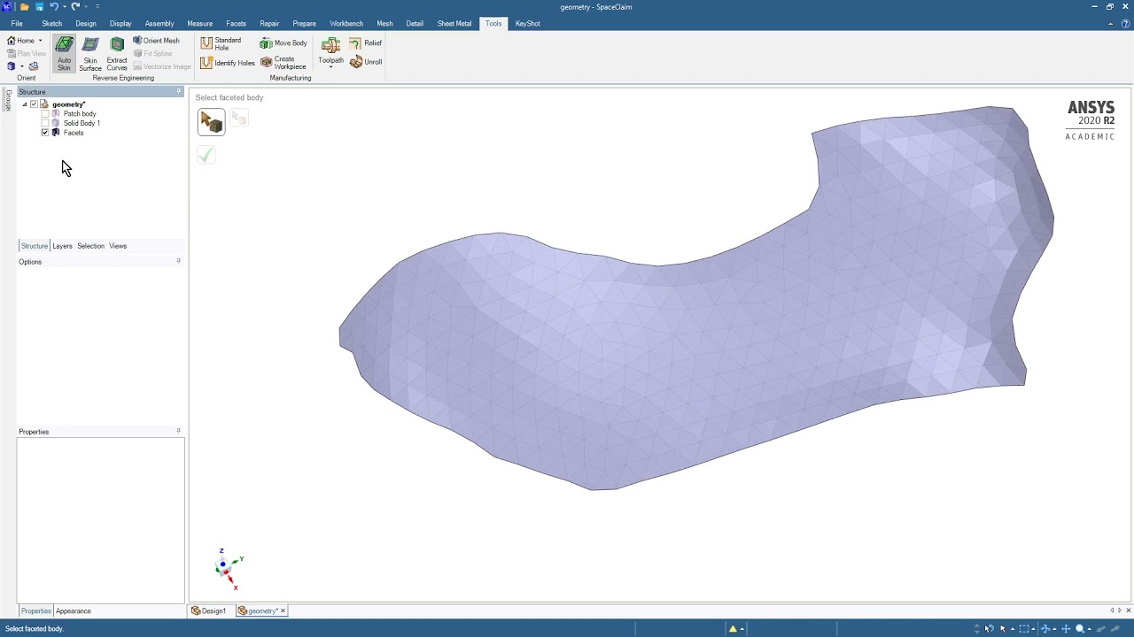 ANSYS 2020R2 SpaceClaim STL To Geometry YouTube ansys-2020r2-spaceclaim-stl-to-geometry-youtube