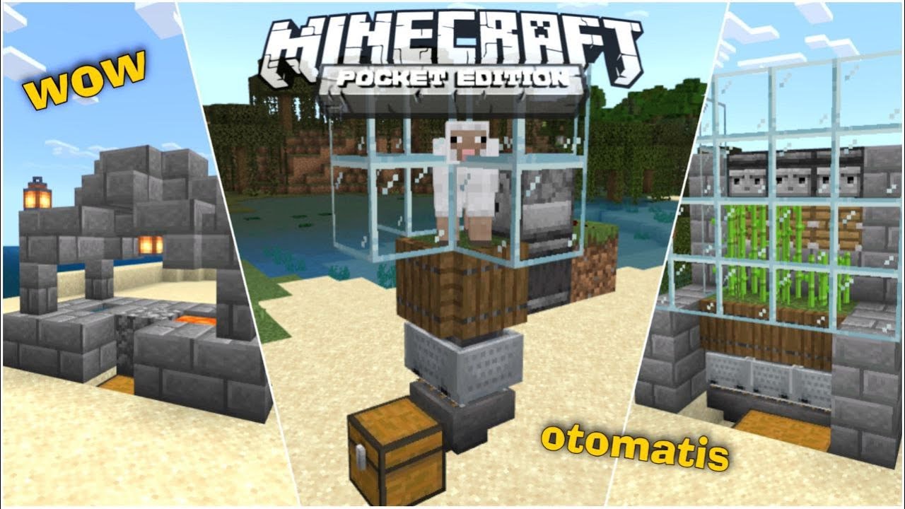 3 Hal yang Akan Membantumu Saat Survival di Minecraft PE|Tutorial ...