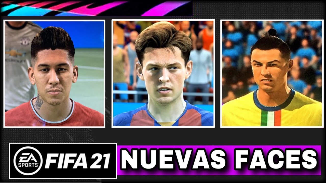 +100 NUEVOS ROSTROS ESCANEADOS EN FIFA 21 | +100 NEW REAL FACES IN FIFA ...