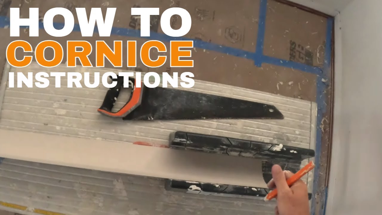 How to Cornice with A Mitre Box for Dummies - YouTube